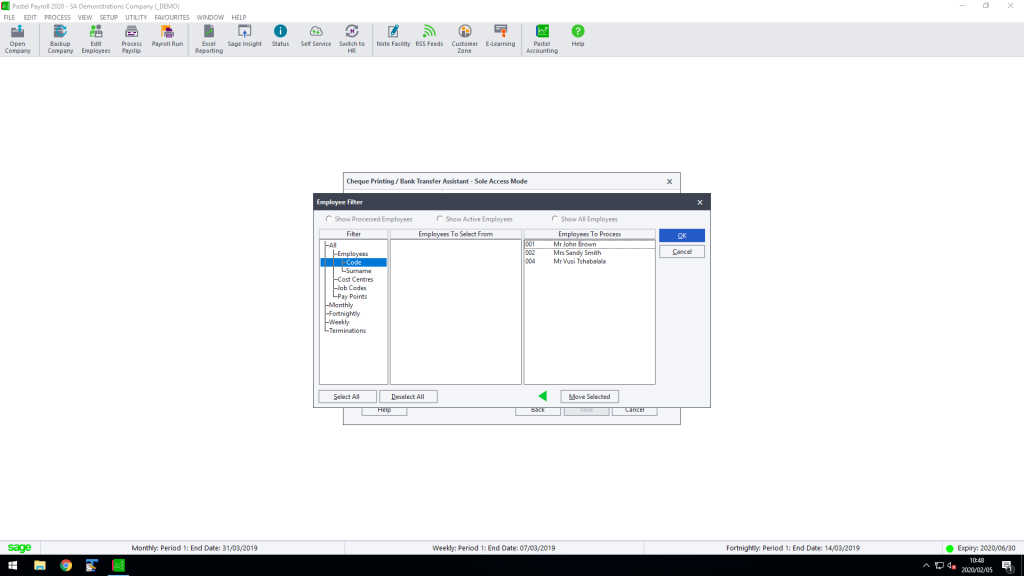 Sage Pastel Payroll & HR – Netcash Help Center